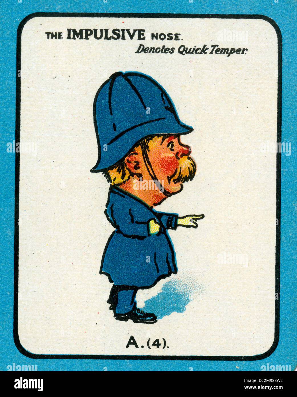 The Nose Game - Impulsive Nose A4, Denotes Quick Temper Stock Photo - Alamy