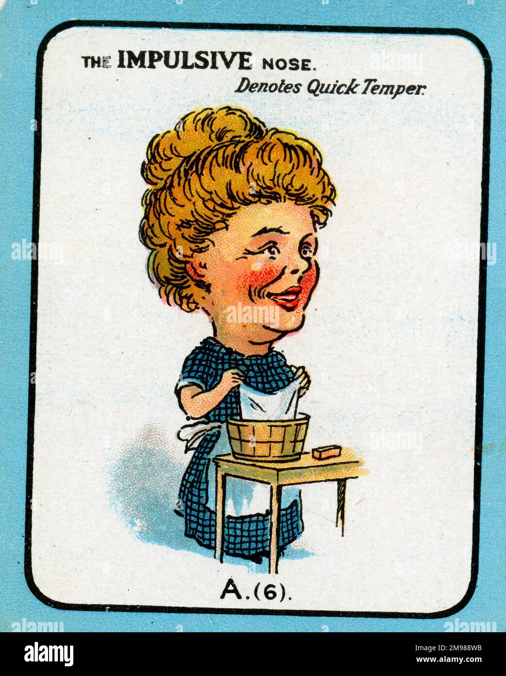 The Nose Game - Impulsive Nose A6, Denotes Quick Temper Stock Photo - Alamy