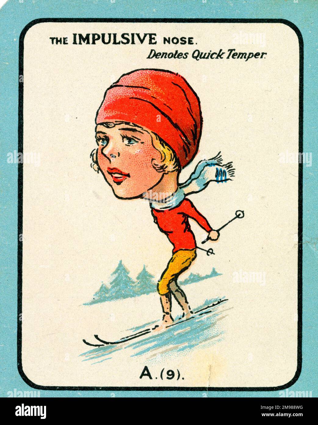 The Nose Game - Impulsive Nose A9, Denotes Quick Temper Stock Photo - Alamy