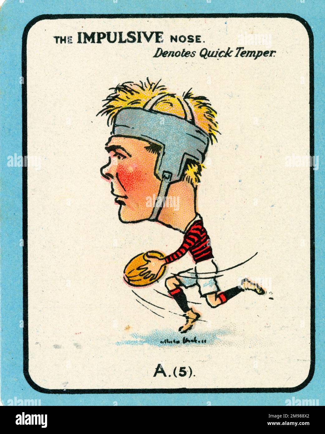 The Nose Game - Impulsive Nose A5, Denotes Quick Temper Stock Photo - Alamy