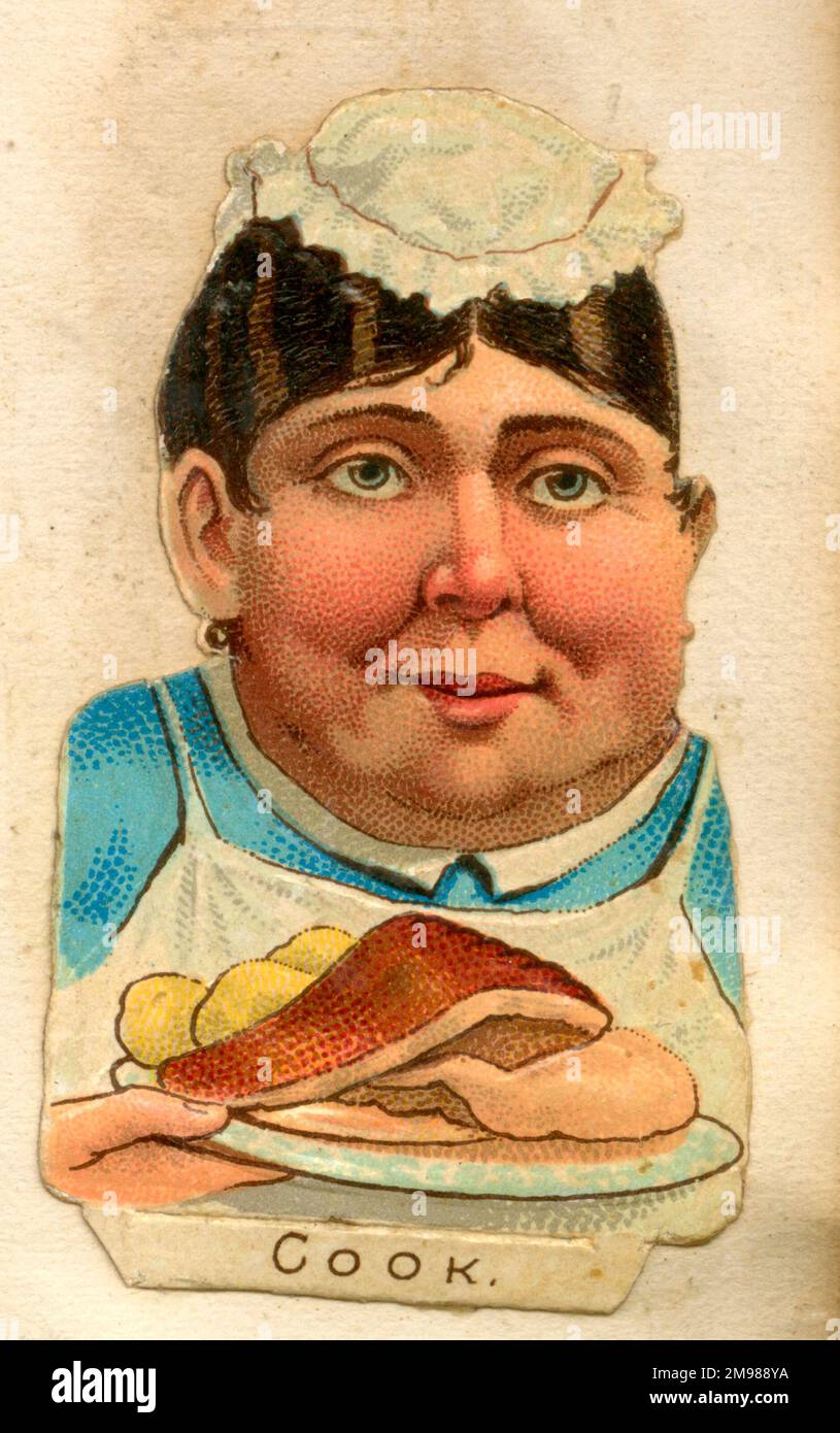 Victorian Scrap -- Cook Stock Photo - Alamy