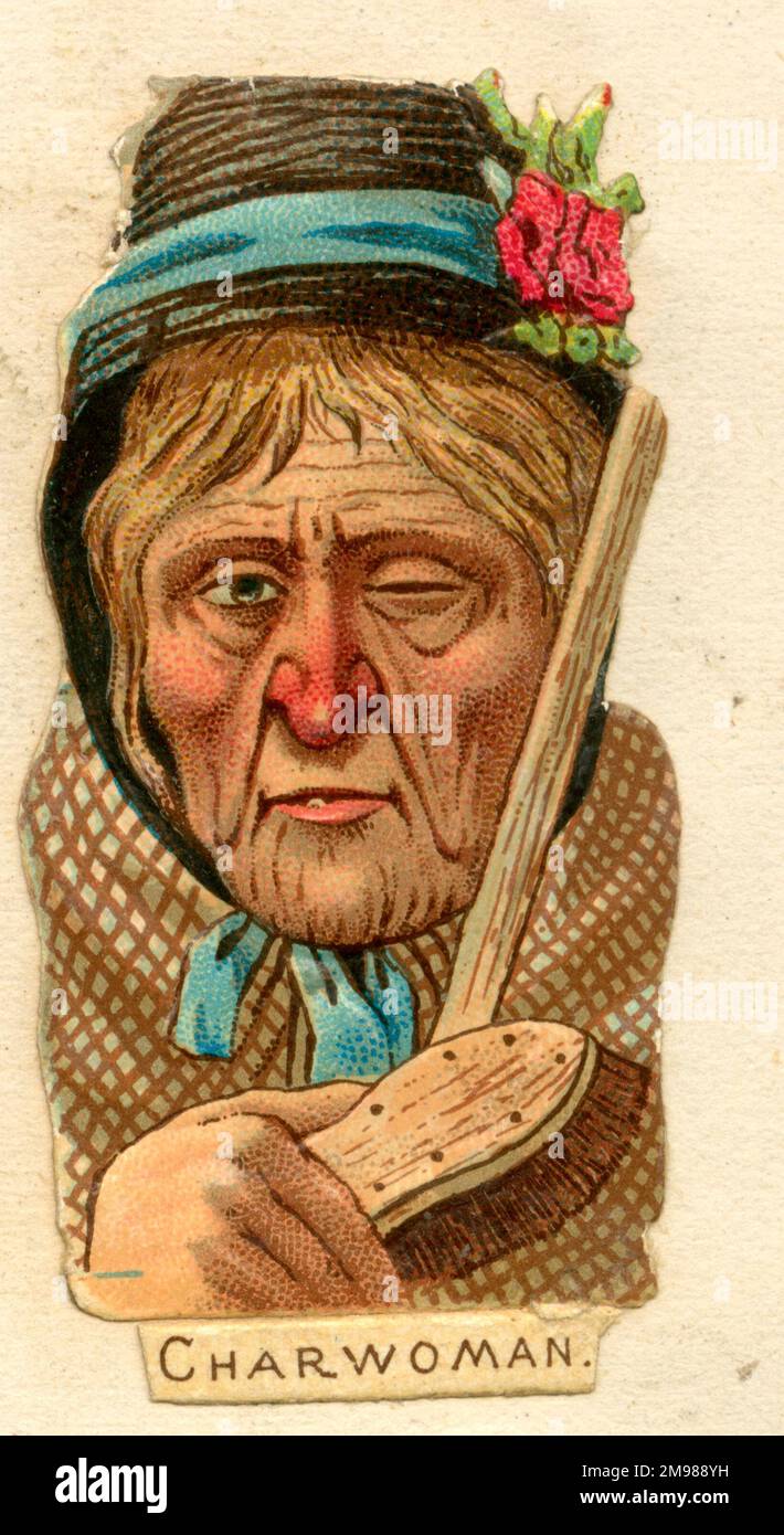 Charwoman hi-res stock photography and images - Alamy