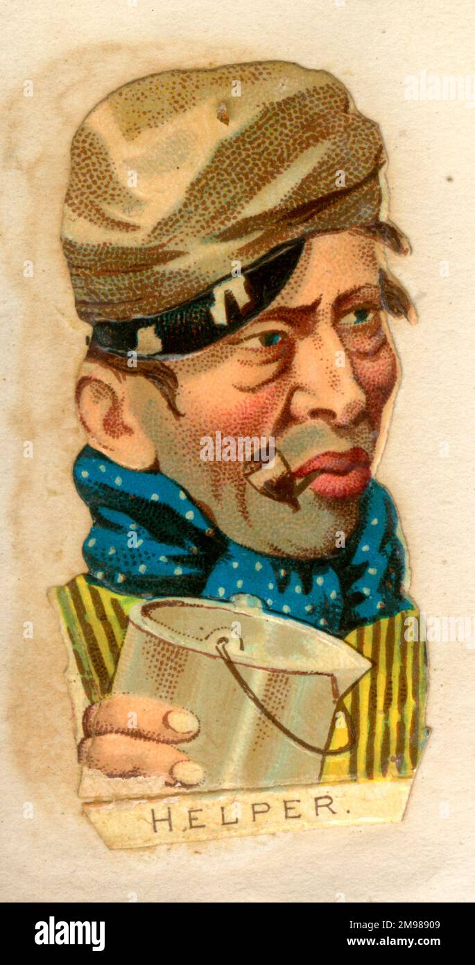 Victorian Scrap -- Helper Stock Photo - Alamy