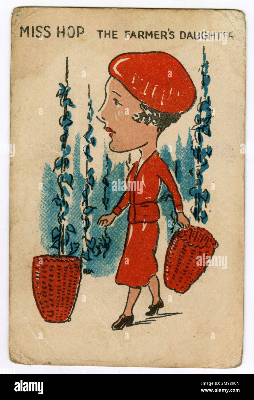 Watney's Happy Families - Miss Hop, the Farmer's Daughter Stock Photo ...