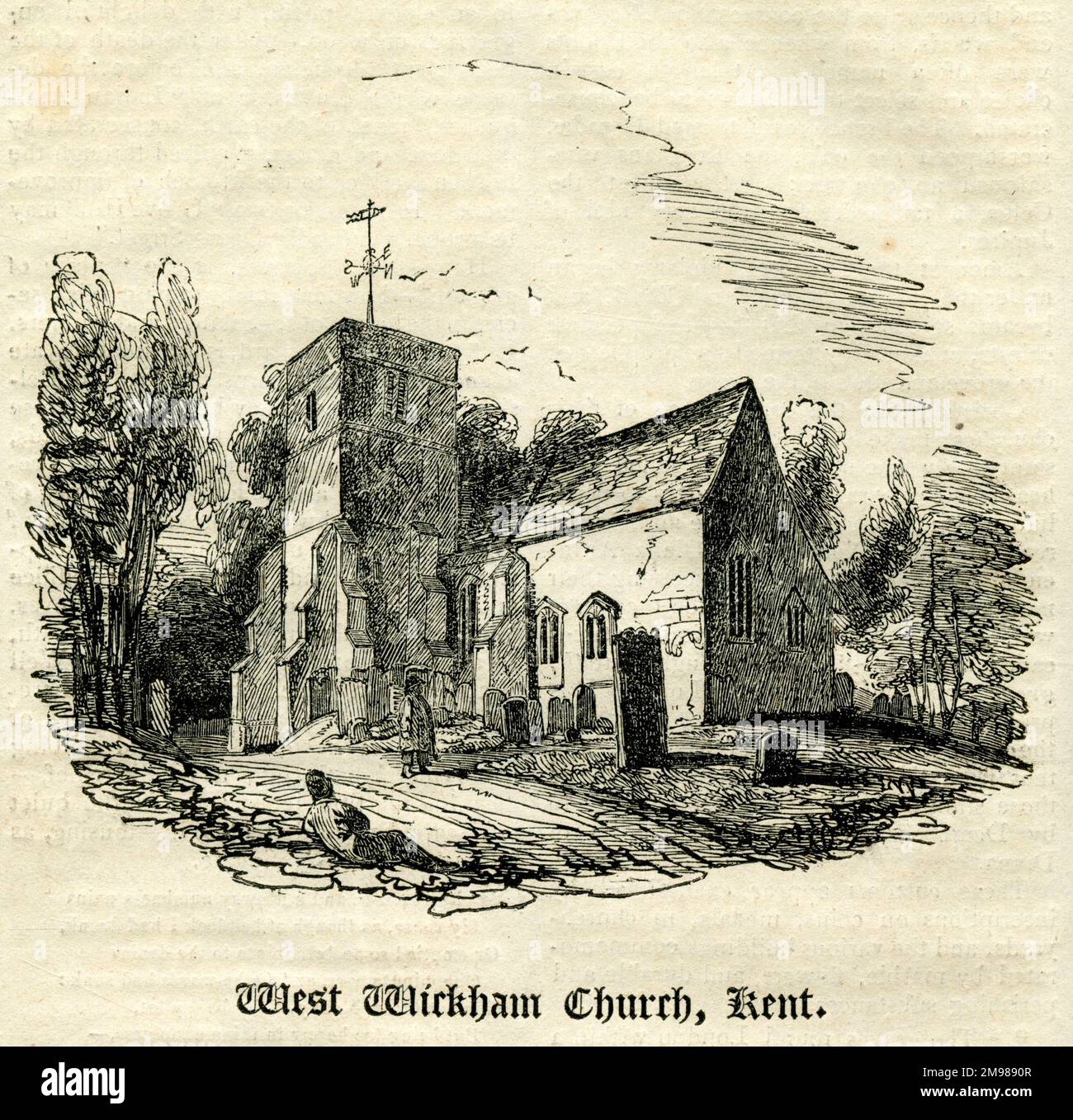 West Wickham Church, Kent Stock Photo - Alamy