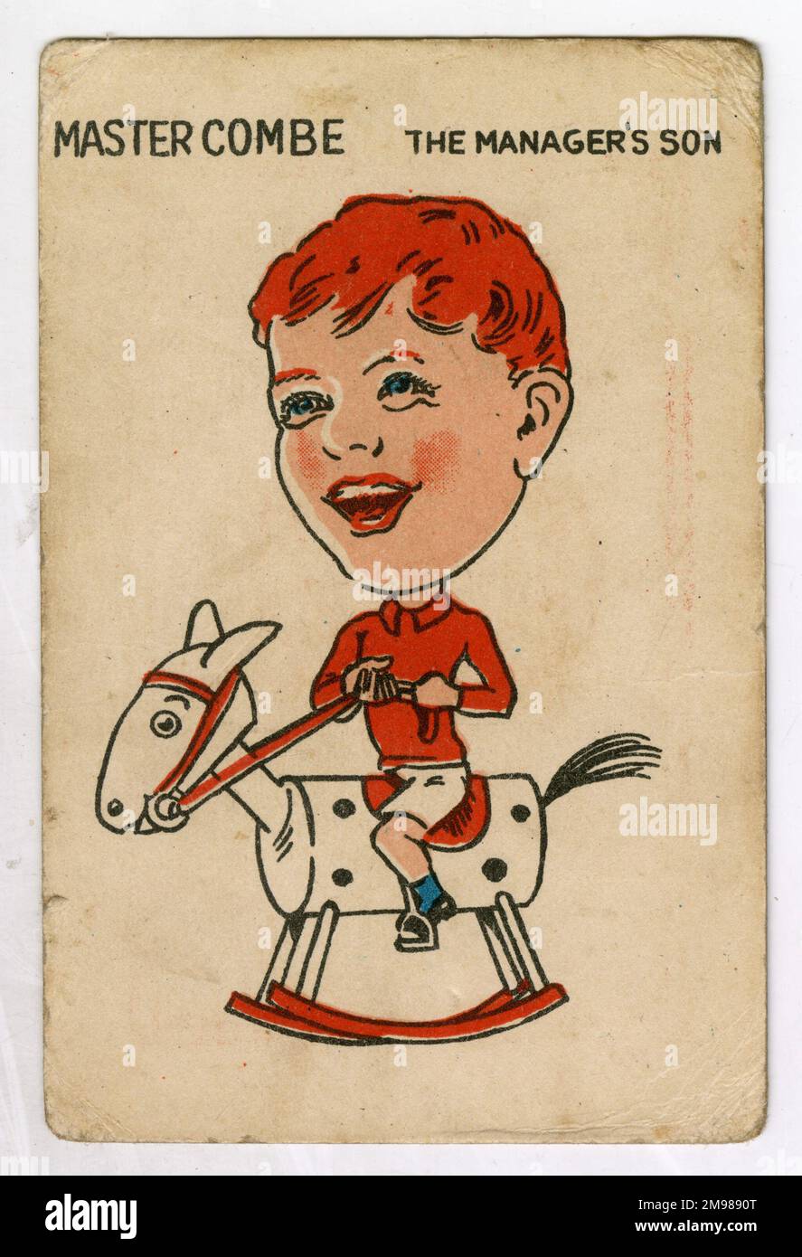 Watney's Happy Families - Master Combe, the Manager's Son Stock Photo ...
