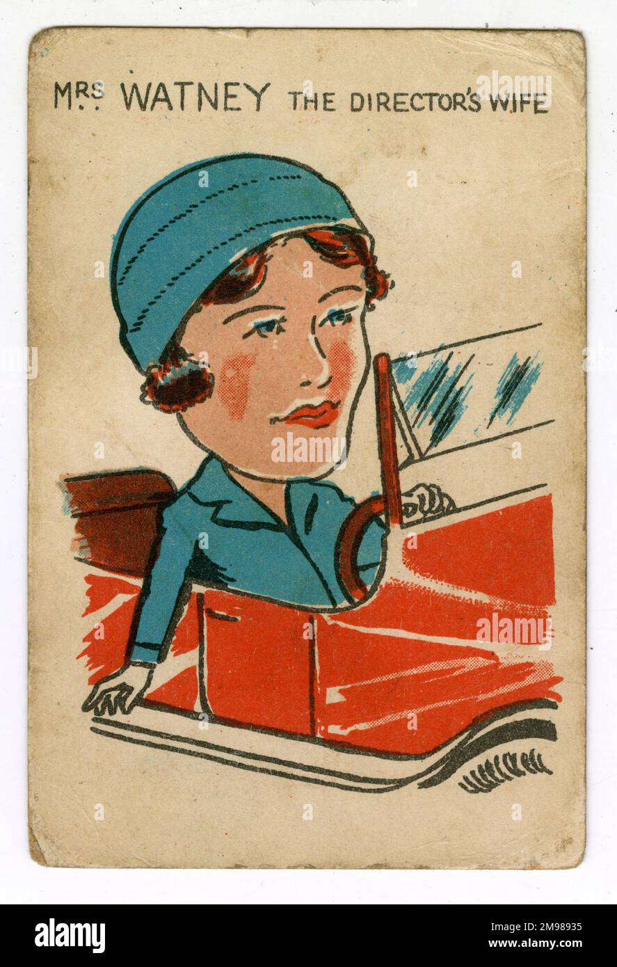 Watney's Happy Families - Mrs Watney, the Director's Wife Stock Photo ...