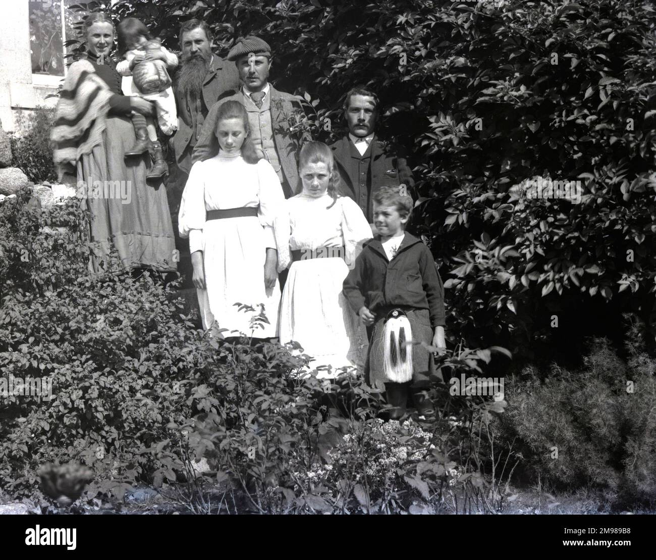 Alexander Cowan and family on the Isle of Mull, Scotland Stock Photo ...