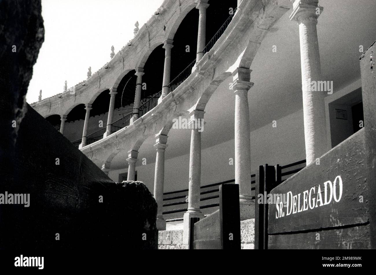Bullring in Ronda, the home of modern bullfighting, Malaga province ...