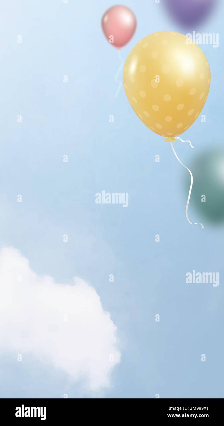Balloon mobile wallpaper hi-res stock photography and images - Alamy
