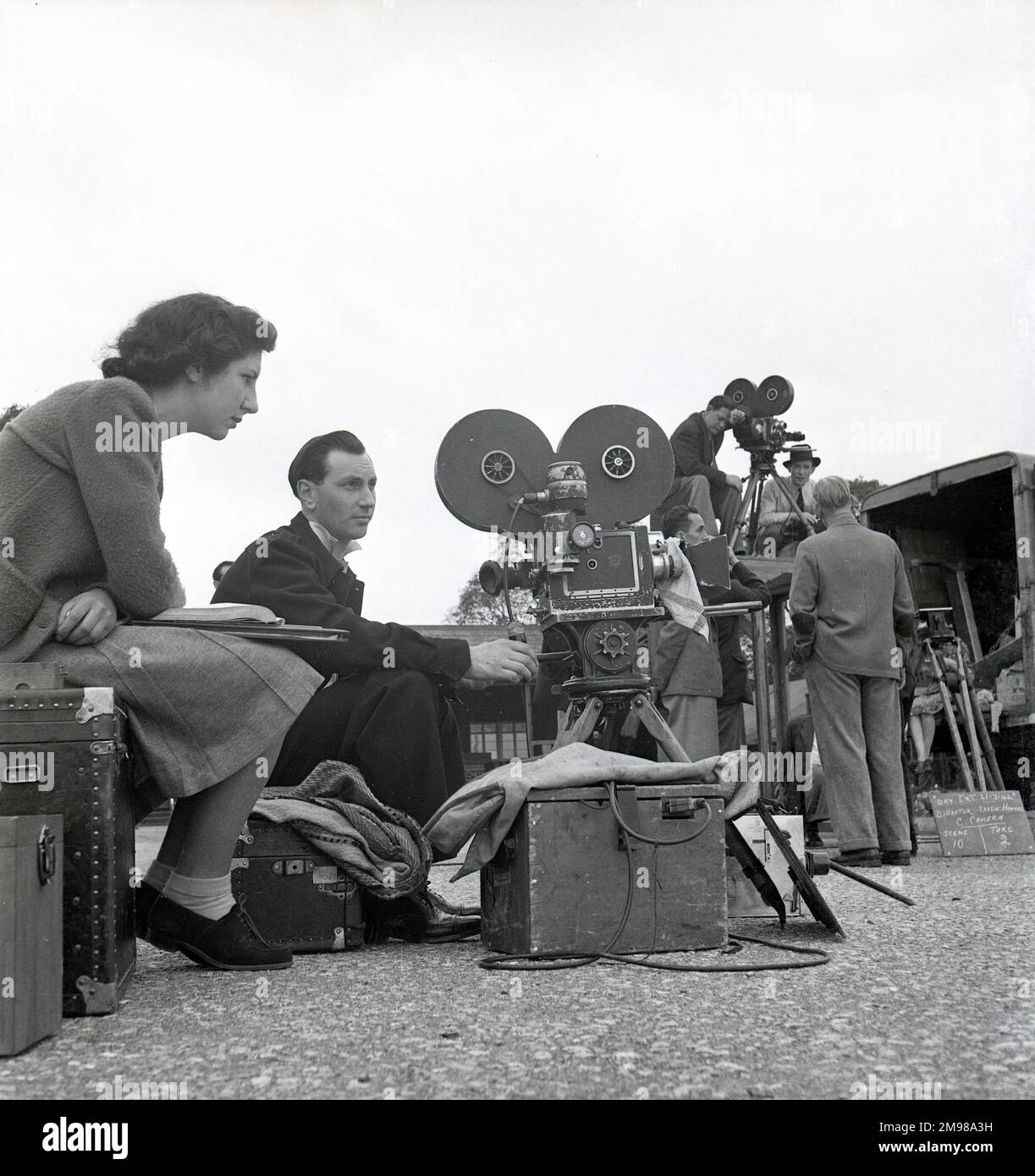 Georges Perinal (1897-1965), acclaimed French cinematographer, at work ...