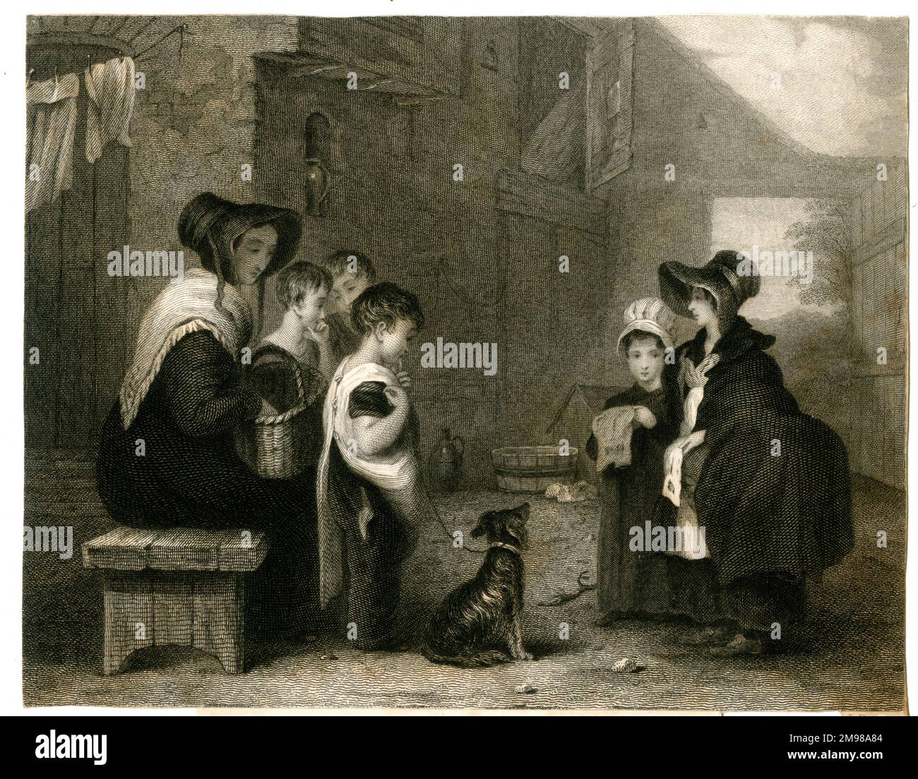 The Orphan Ballad Singers Stock Photo - Alamy