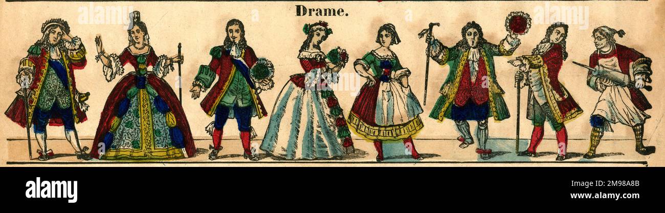 Theatre Characters - Drama Stock Photo - Alamy