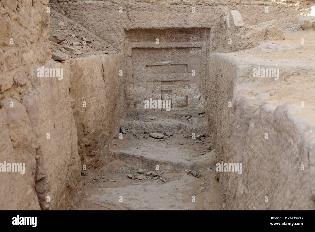 Tombs of The Nobles Aswan, Upper Egypt Stock Photo - Alamy