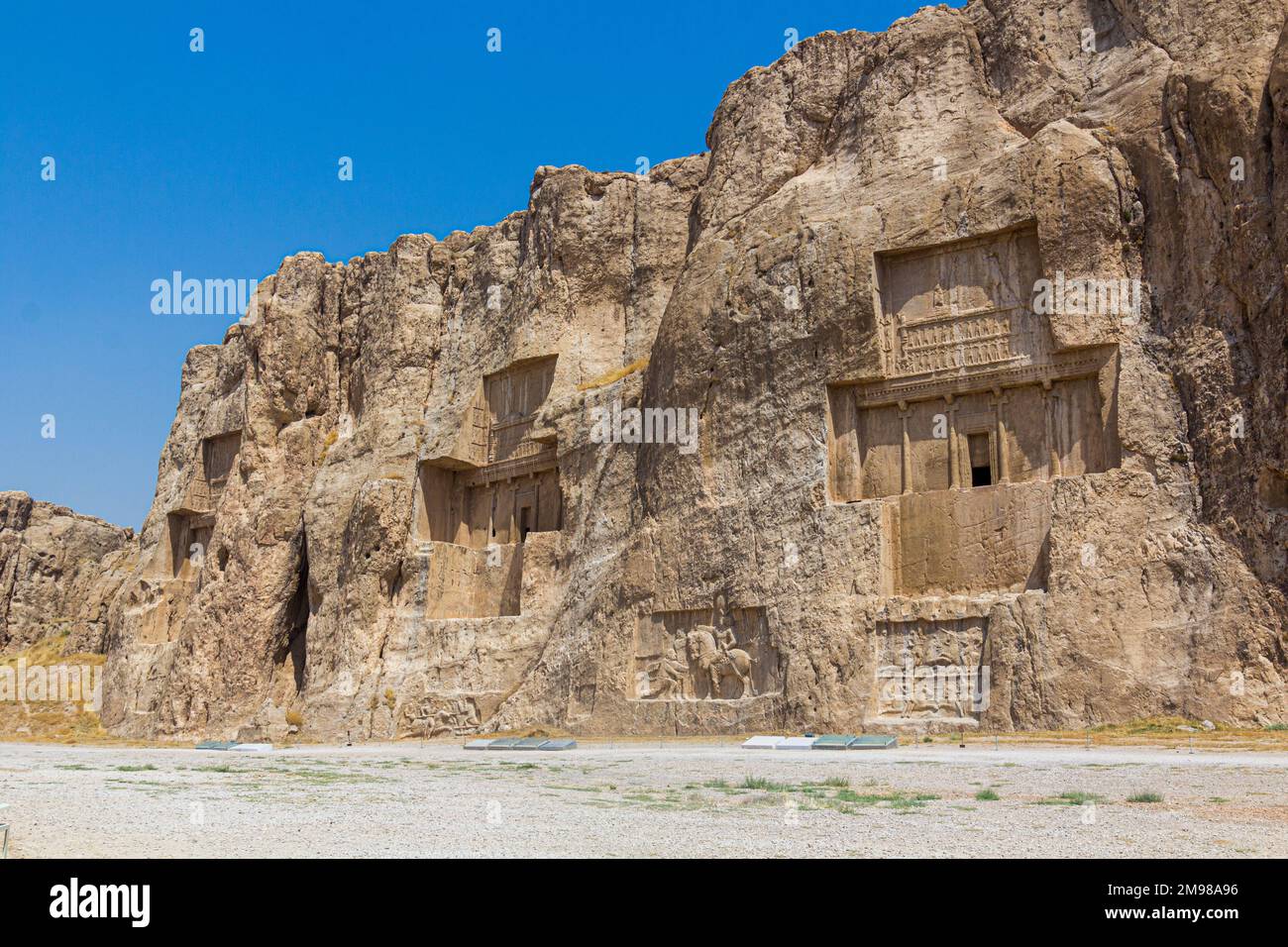 Persian kings' tombs in Naqsh-e Rostam, Iran Stock Photo - Alamy