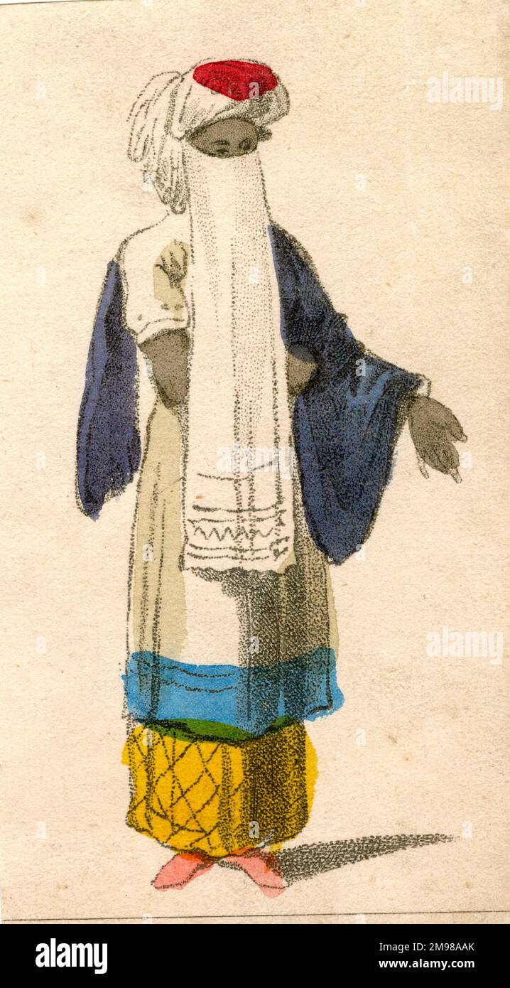 Woman in Copts (Coptic Christian) costume, Egypt Stock Photo - Alamy