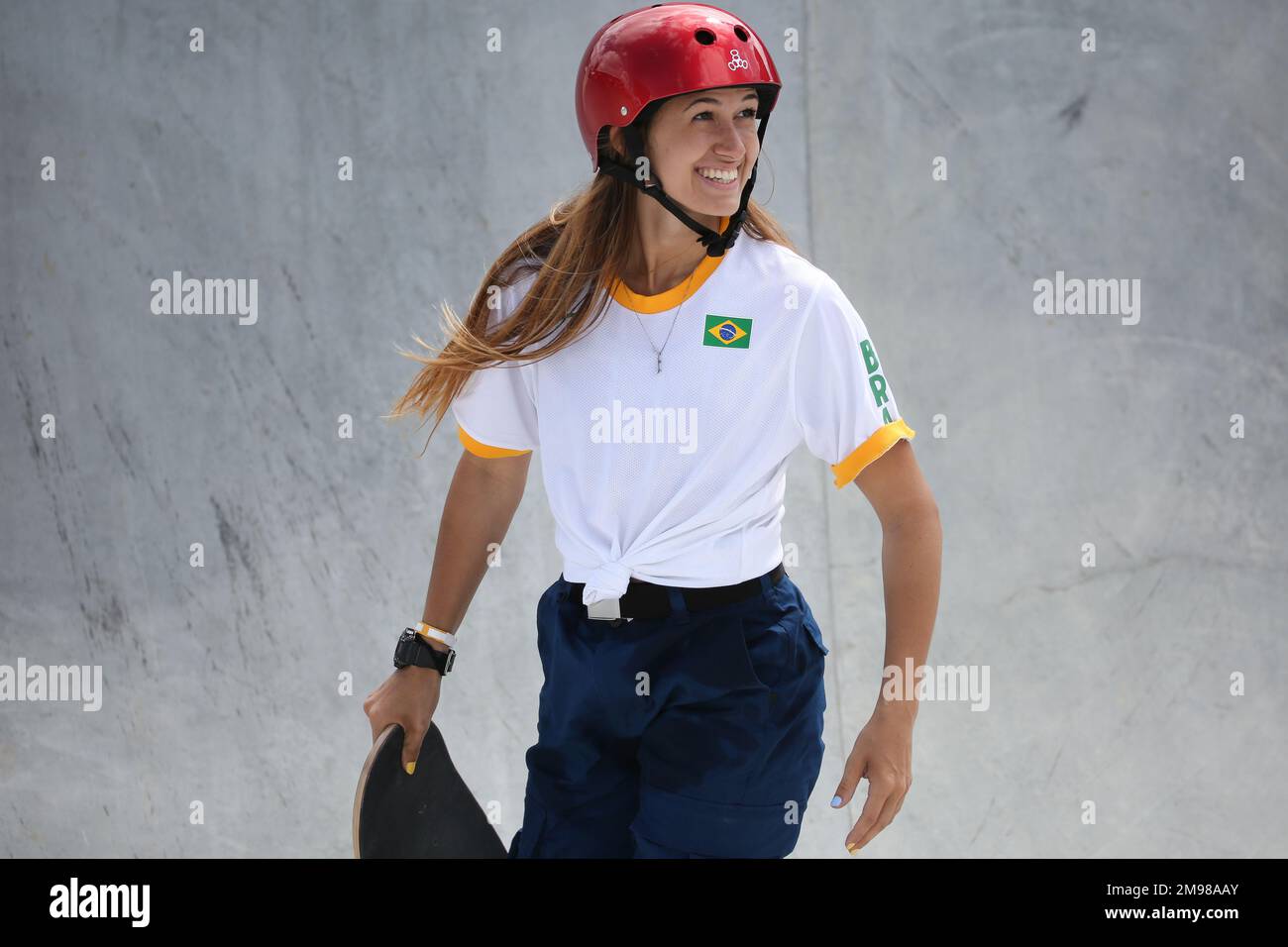 AUG 4, 2021 - TOKYO, JAPAN: Dora VARELLA of Brazil reacts in the ...