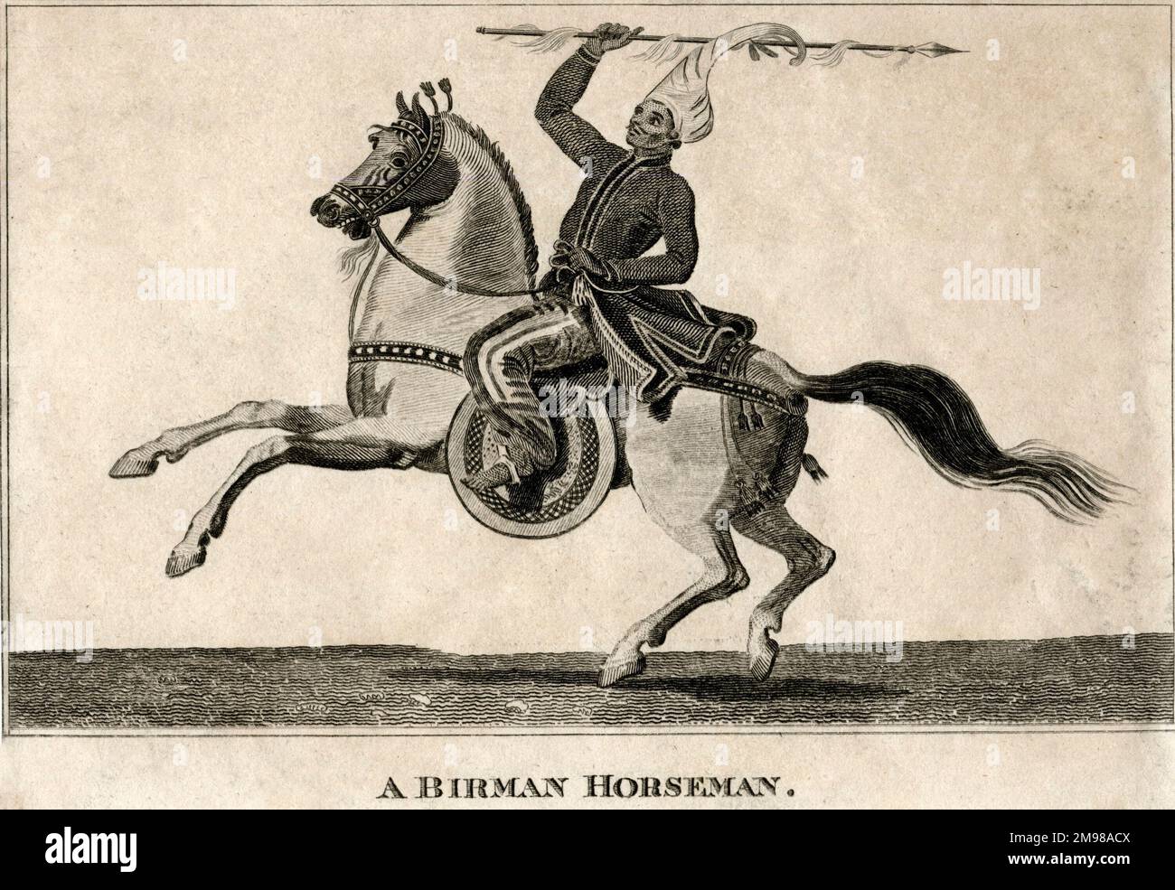 A Birman Horseman Stock Photo - Alamy