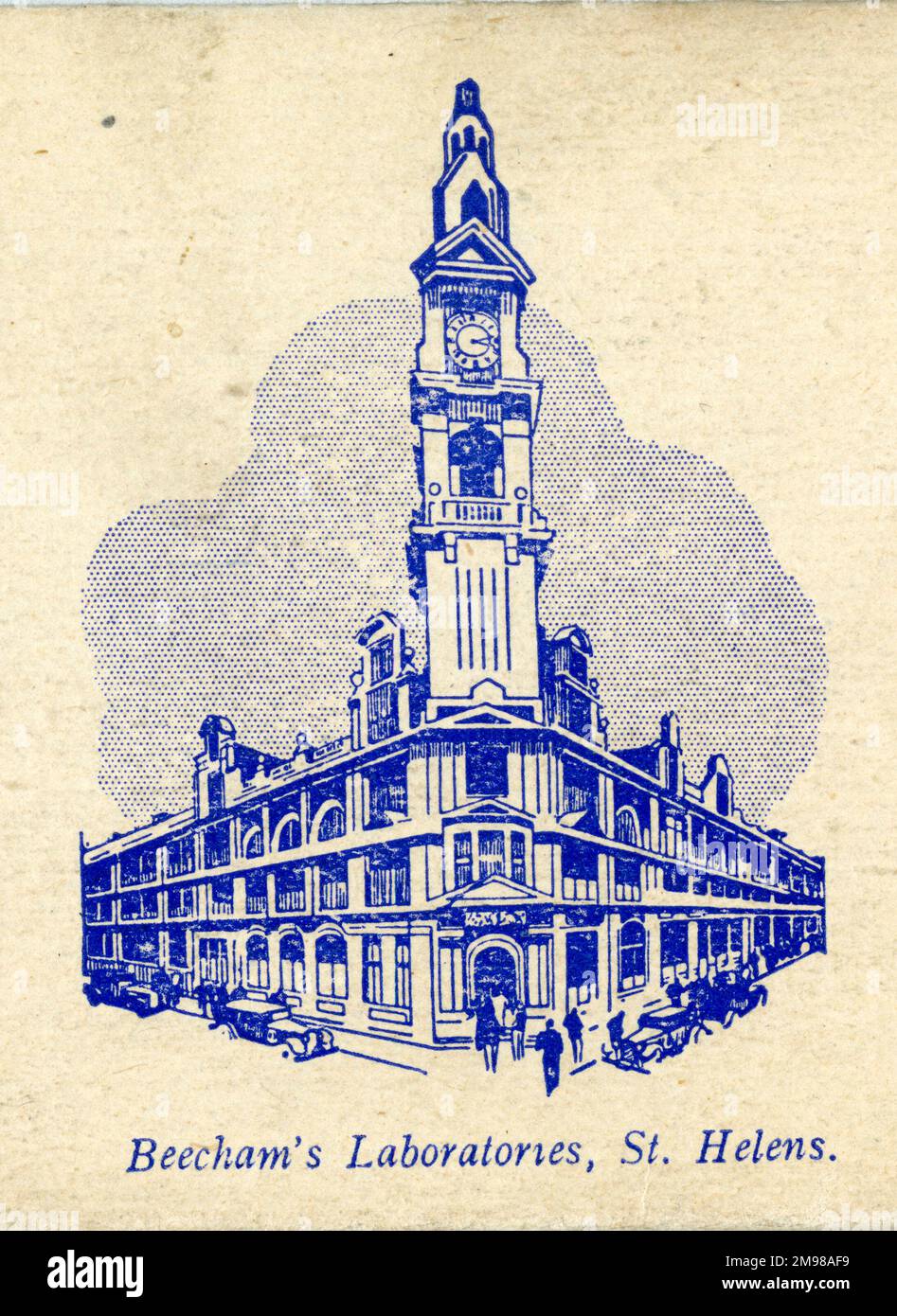 Beecham's Laboratories, St. Helens, Lancashire Stock Photo - Alamy