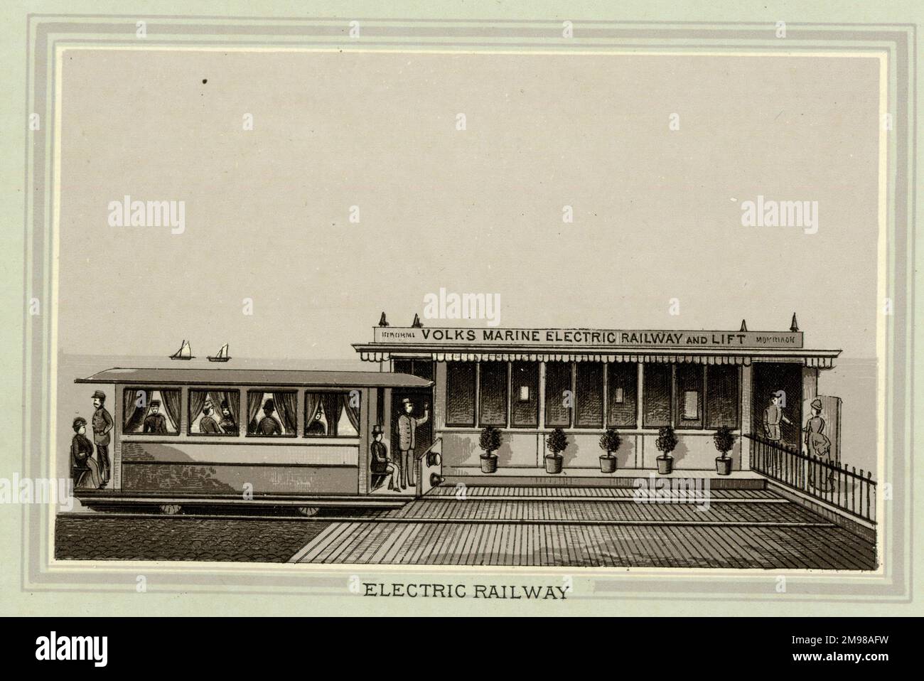 Electric Railway, Brighton, Sussex Stock Photo - Alamy