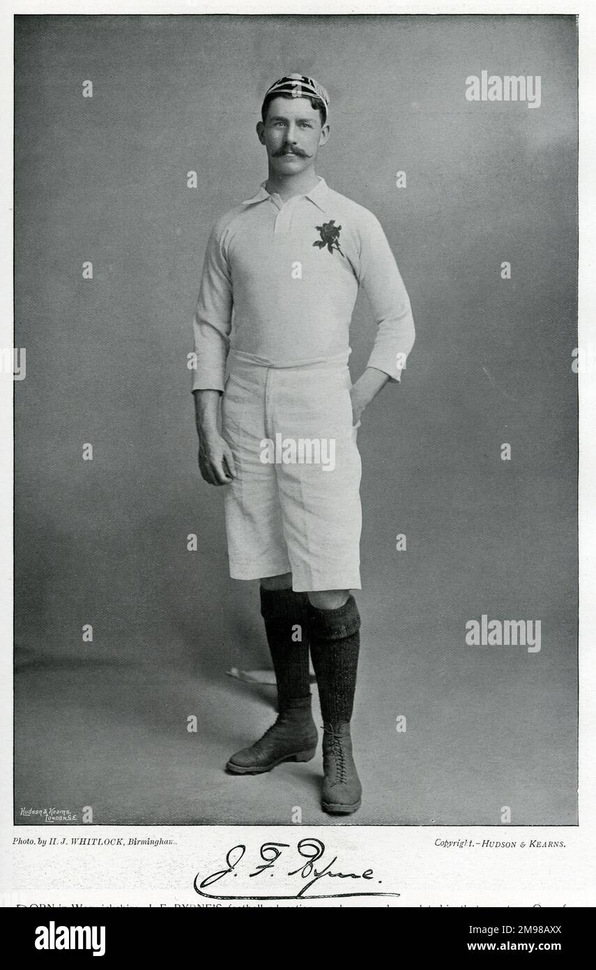 James Frederick Byrne (1871-1954), rugby player for England and the ...