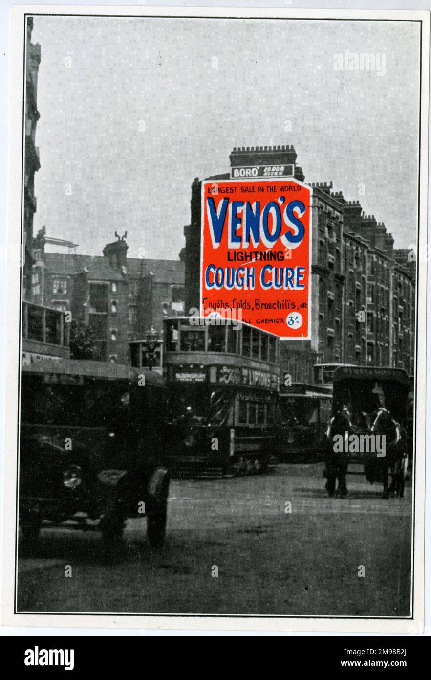 Cough cure advert hi-res stock photography and images - Alamy