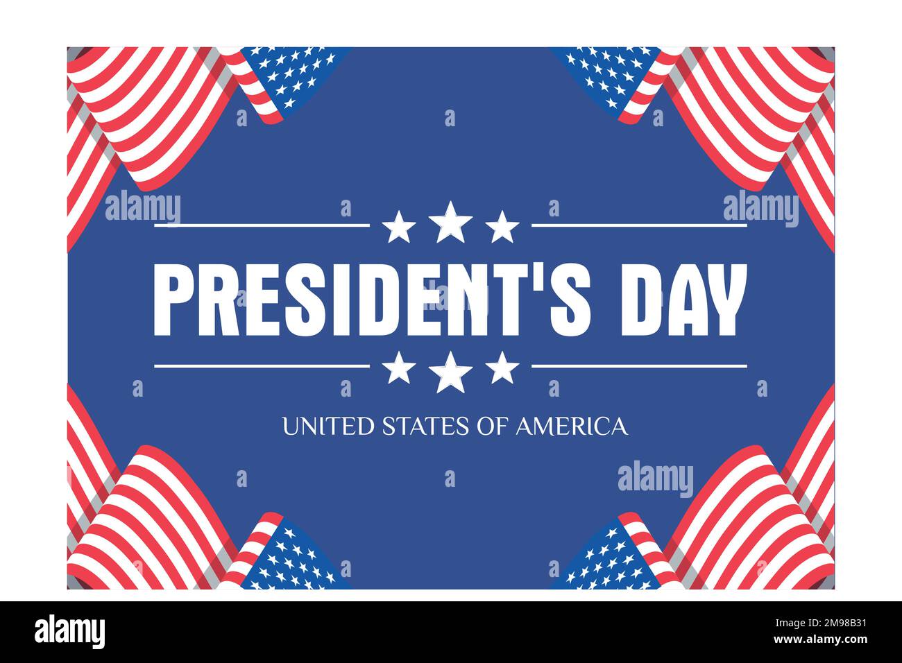 President’s Day Background Design. Banner, Poster, Greeting Card, flat ...