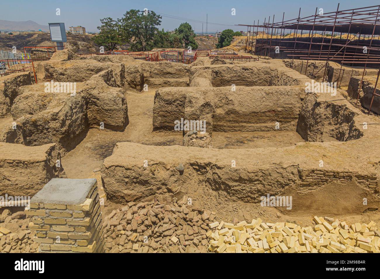 Hegmataneh (Ecbatana) ruins in Hamadan, Iran Stock Photo - Alamy