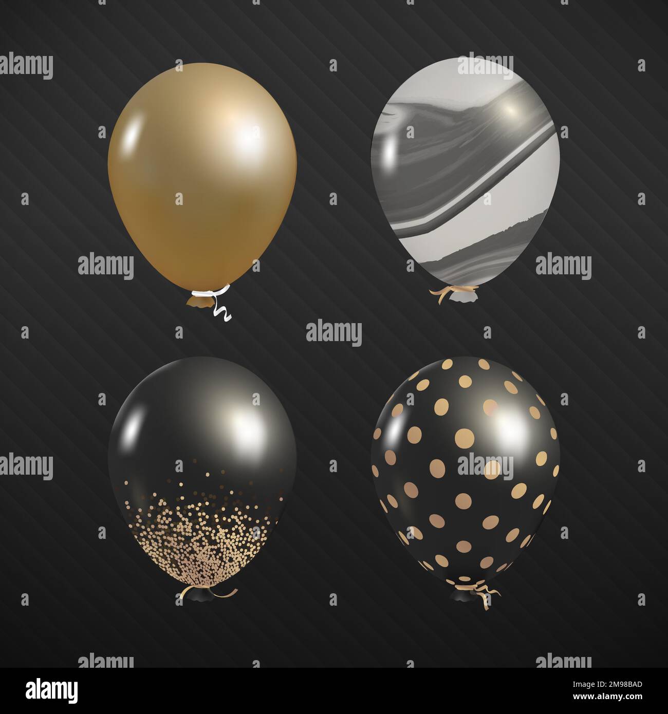 Elegant event balloons set vector Stock Vector Image & Art - Alamy