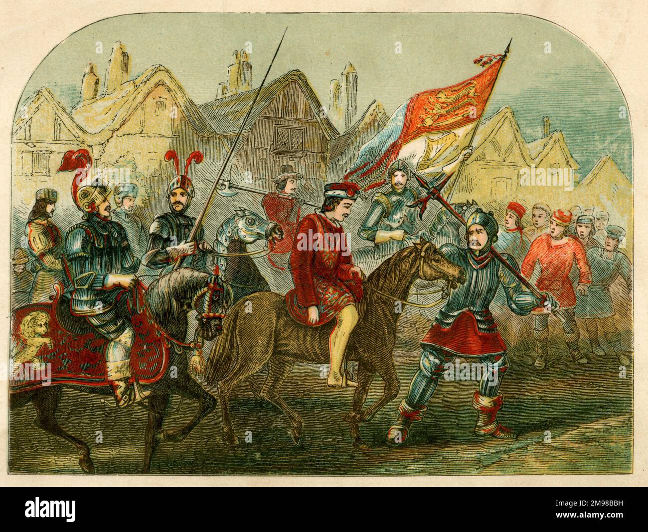 Richard II paraded through the streets of London prior to his ...