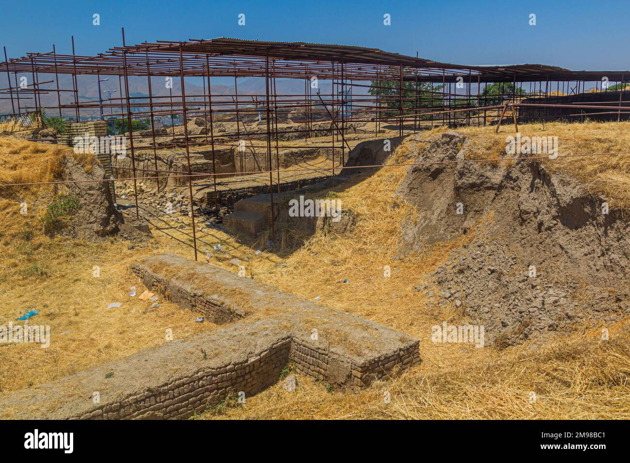Hegmataneh (Ecbatana) ruins in Hamadan, Iran Stock Photo - Alamy