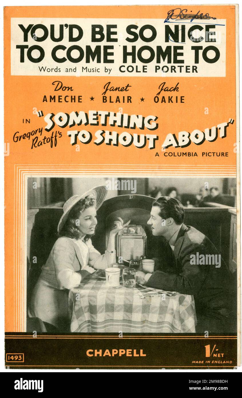 1943 songs Cut Out Stock Images & Pictures - Alamy