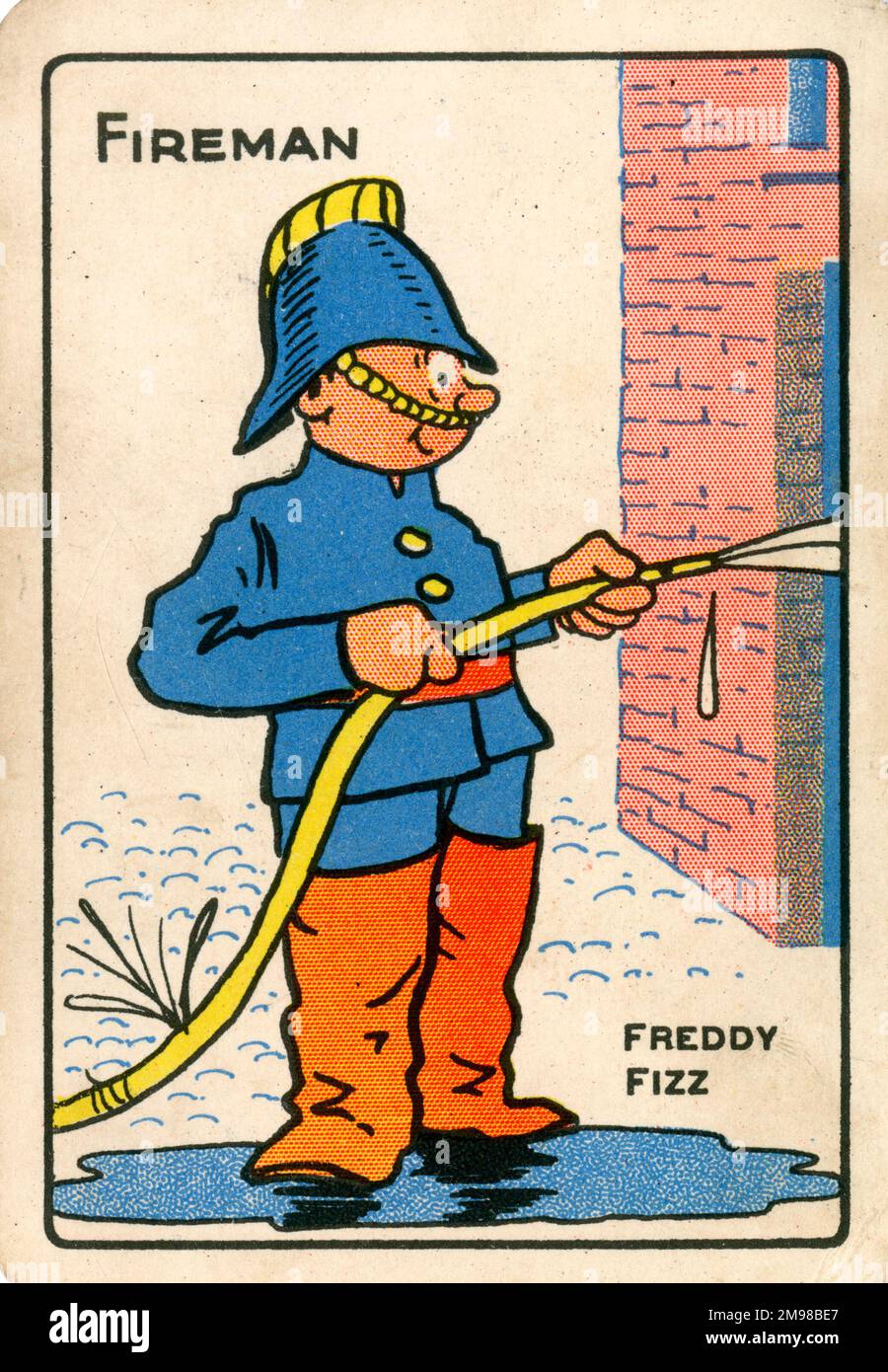 Snap Playing Cards - Fireman - Freddy Fizz Stock Photo - Alamy