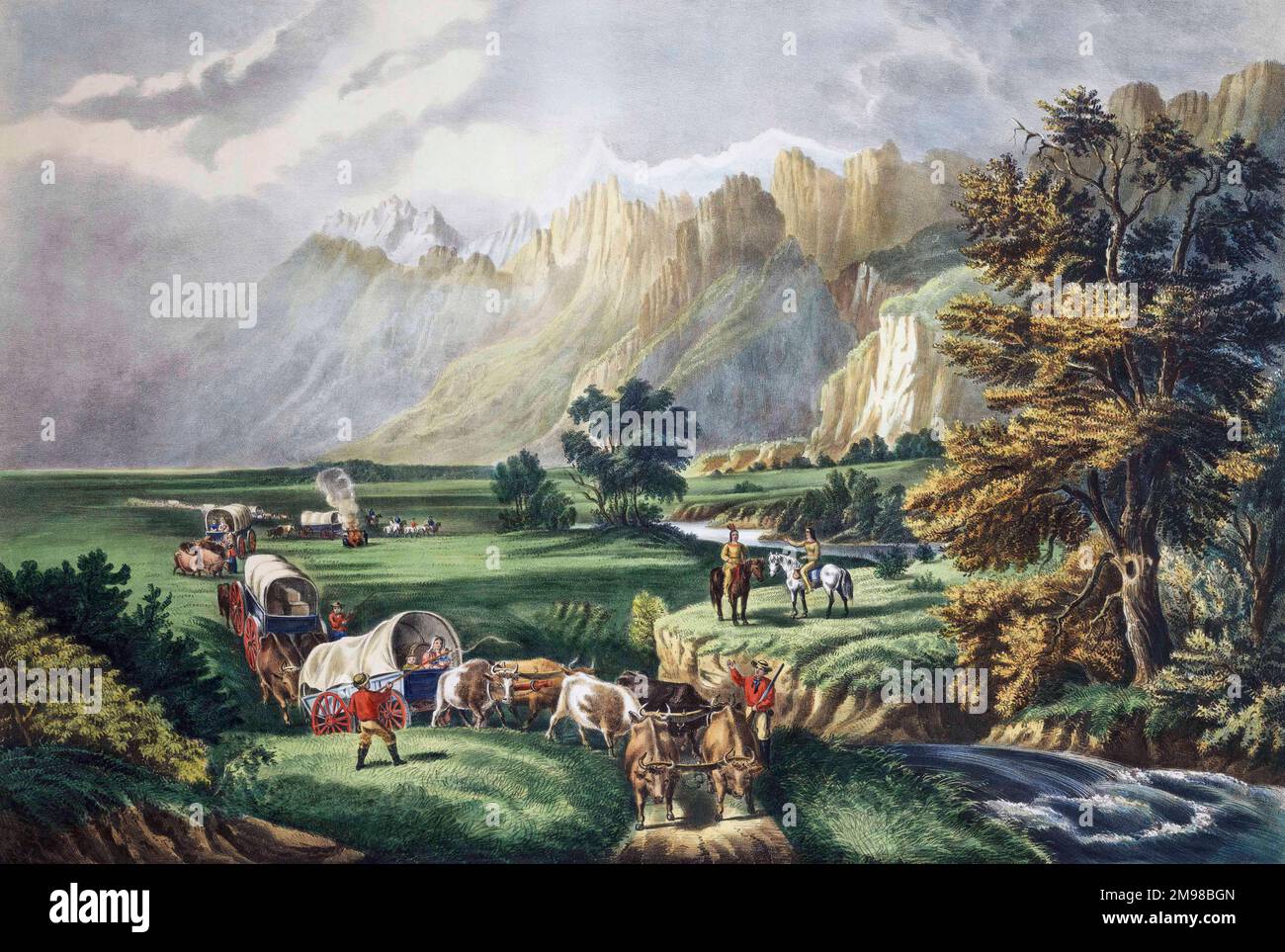 Emigrants Crossing The Plains