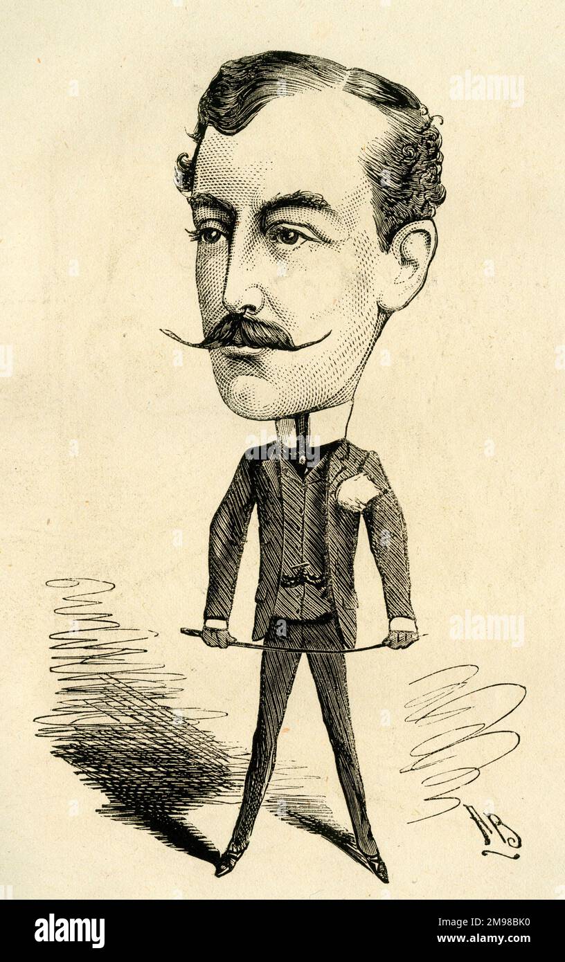 Cartoon, Arthur Dacre (Arthur Culver James, 1850-1895), actor -- It is ...