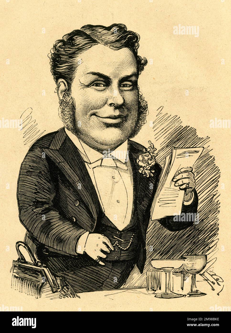 Cartoon, C W Thompson -- This is the gentleman who has done so much for ...