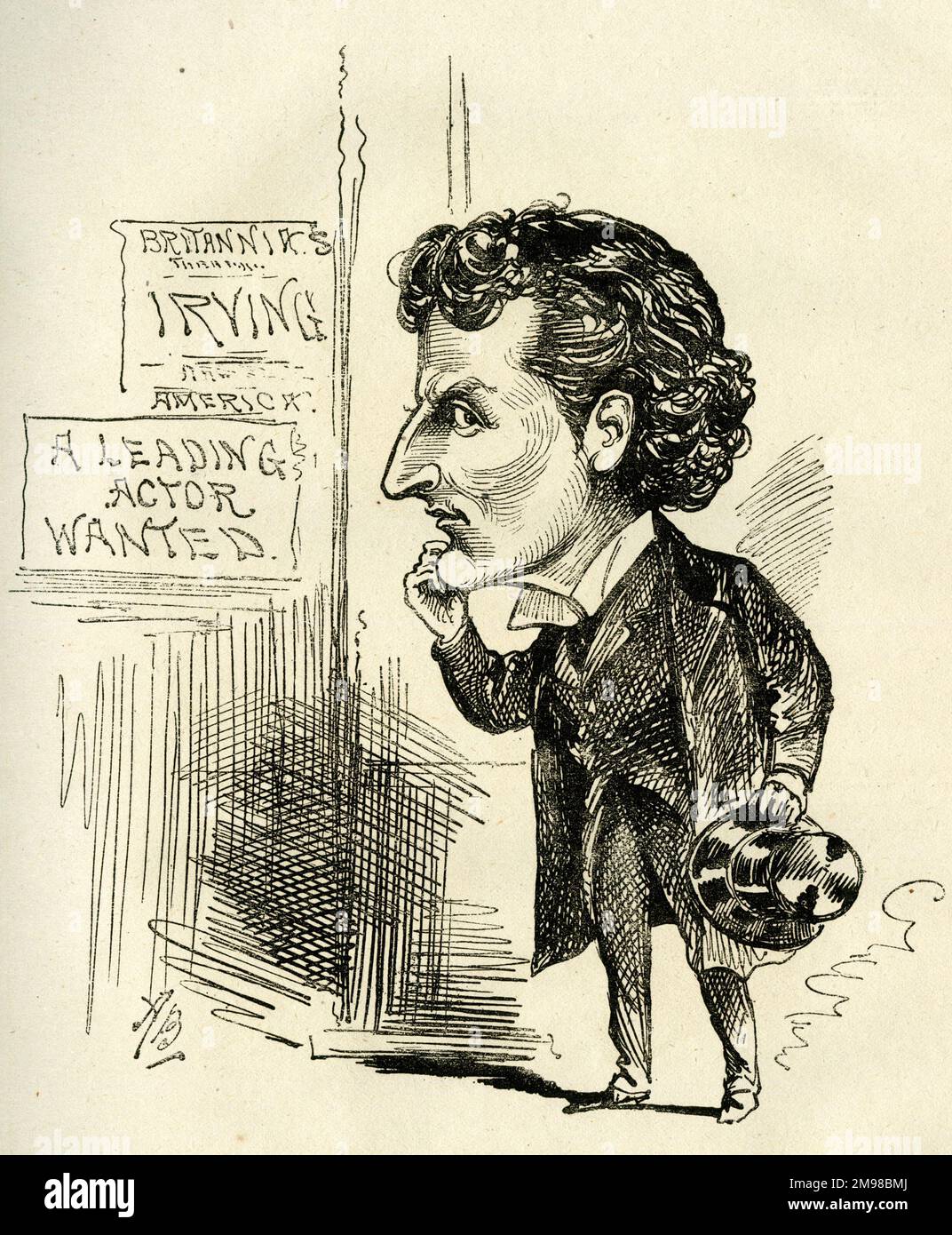Cartoon wilson barrett william henry barrett hi-res stock photography ...