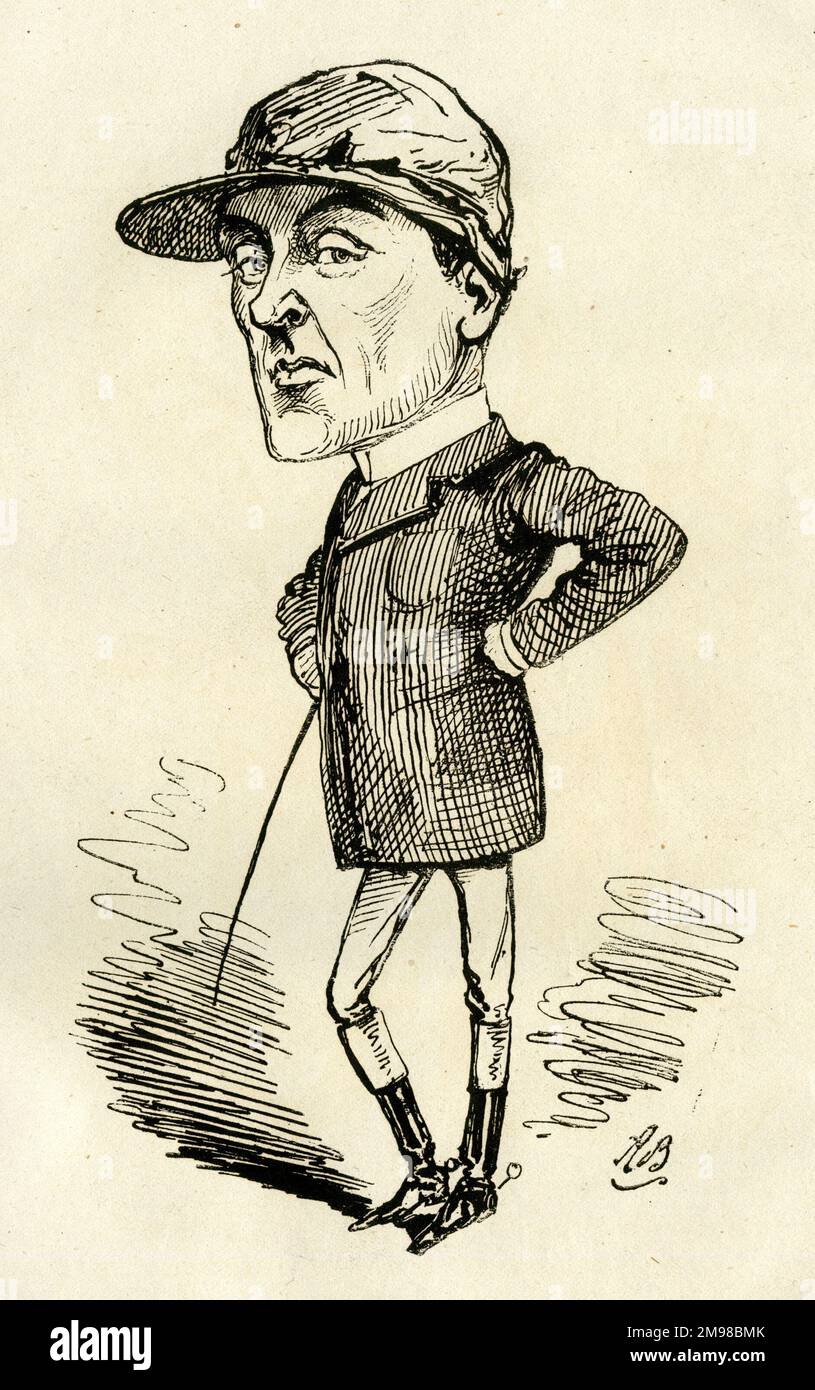 Cartoon, Arthur Coventry (1852-1925), jockey -- Not the worst sort of ...