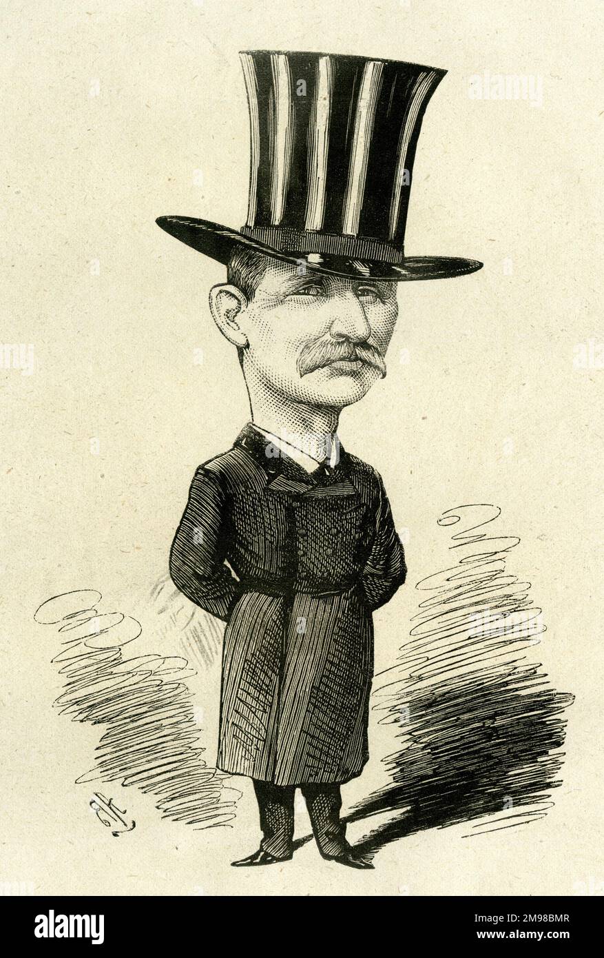 Cartoon, Jack H Haverly (1837-1901), entrepreneur and promoter of black ...