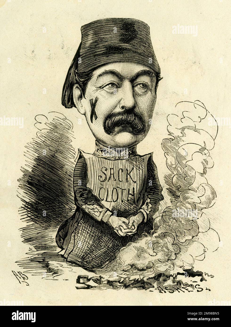 Cartoon, Valentine Baker (1827-1887), British soldier, also known as ...