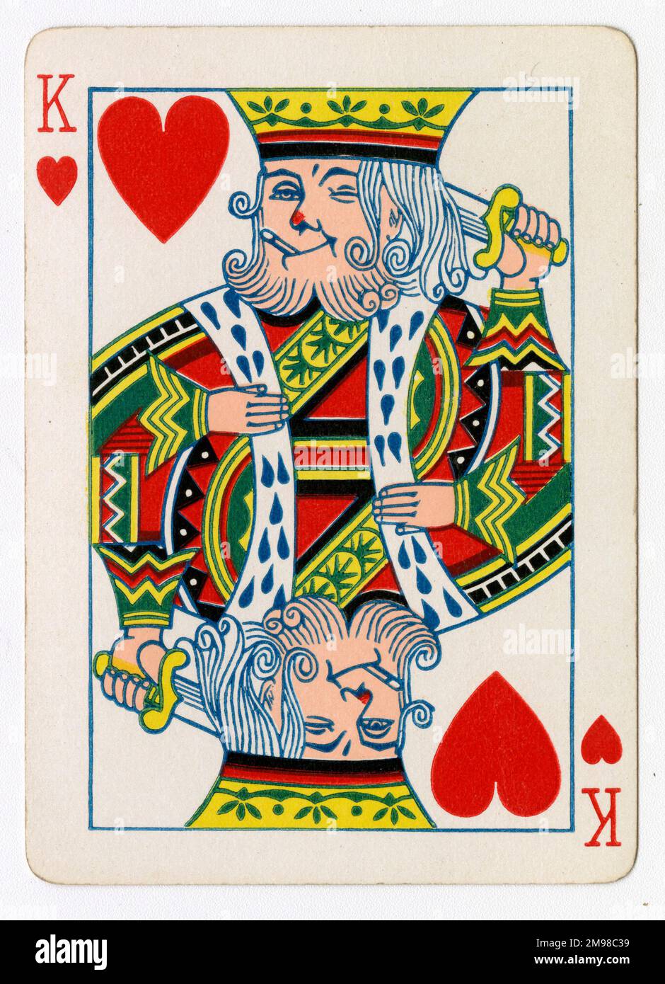 Vanity Fair Transformation Playing Cards - King of Hearts Stock Photo ...