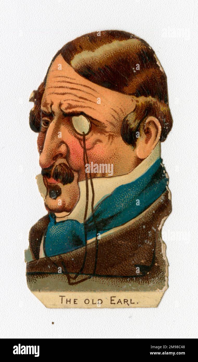 Victorian Scrap - The Old Earl Stock Photo - Alamy