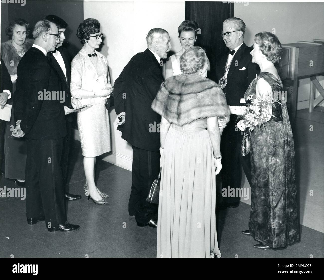 Sir George Gardner, RAeS President 1965-1966, and Lady Gardner ...