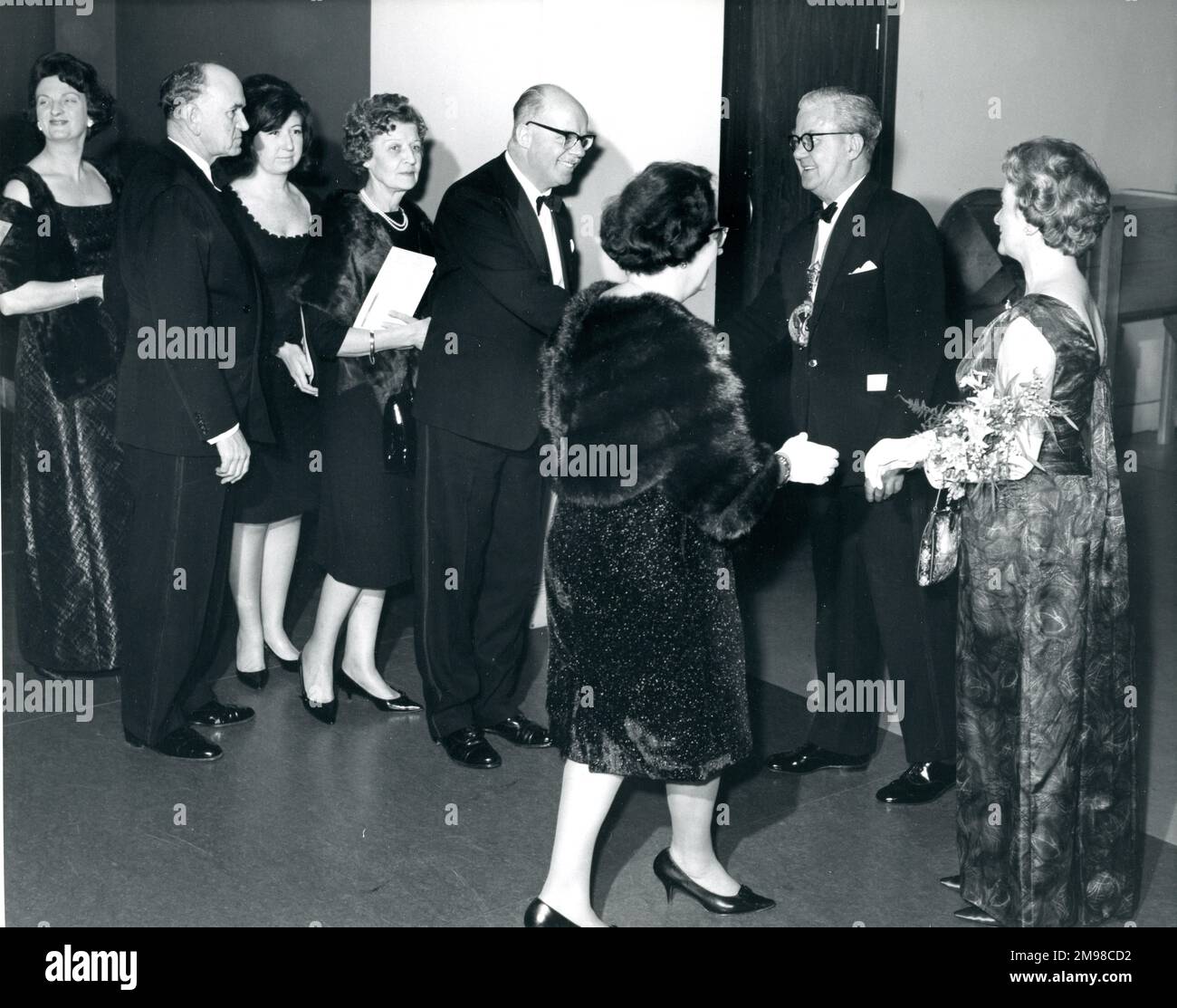 Sir George Gardner, RAeS President 1965-1966, and Lady Gardner ...