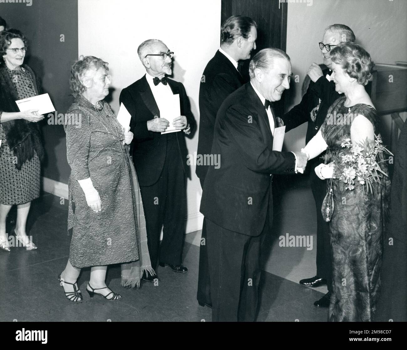 Sir George Gardner, RAeS President 1965-1966, and Lady Gardner ...