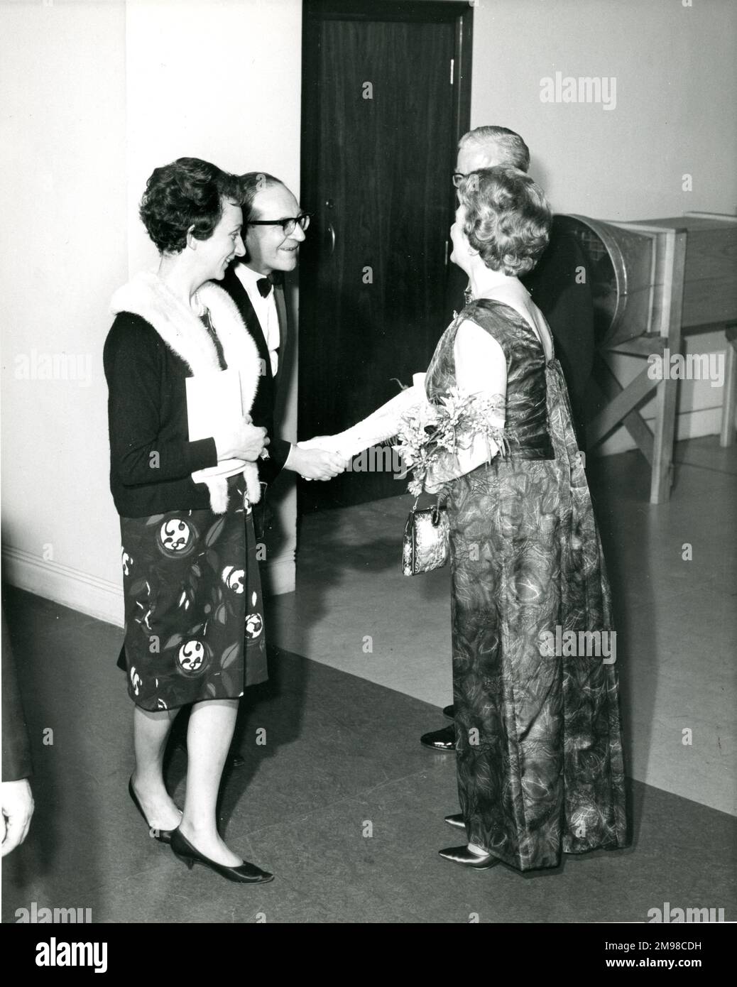 Sir George Gardner, RAeS President 1965-1966, and Lady Gardner ...