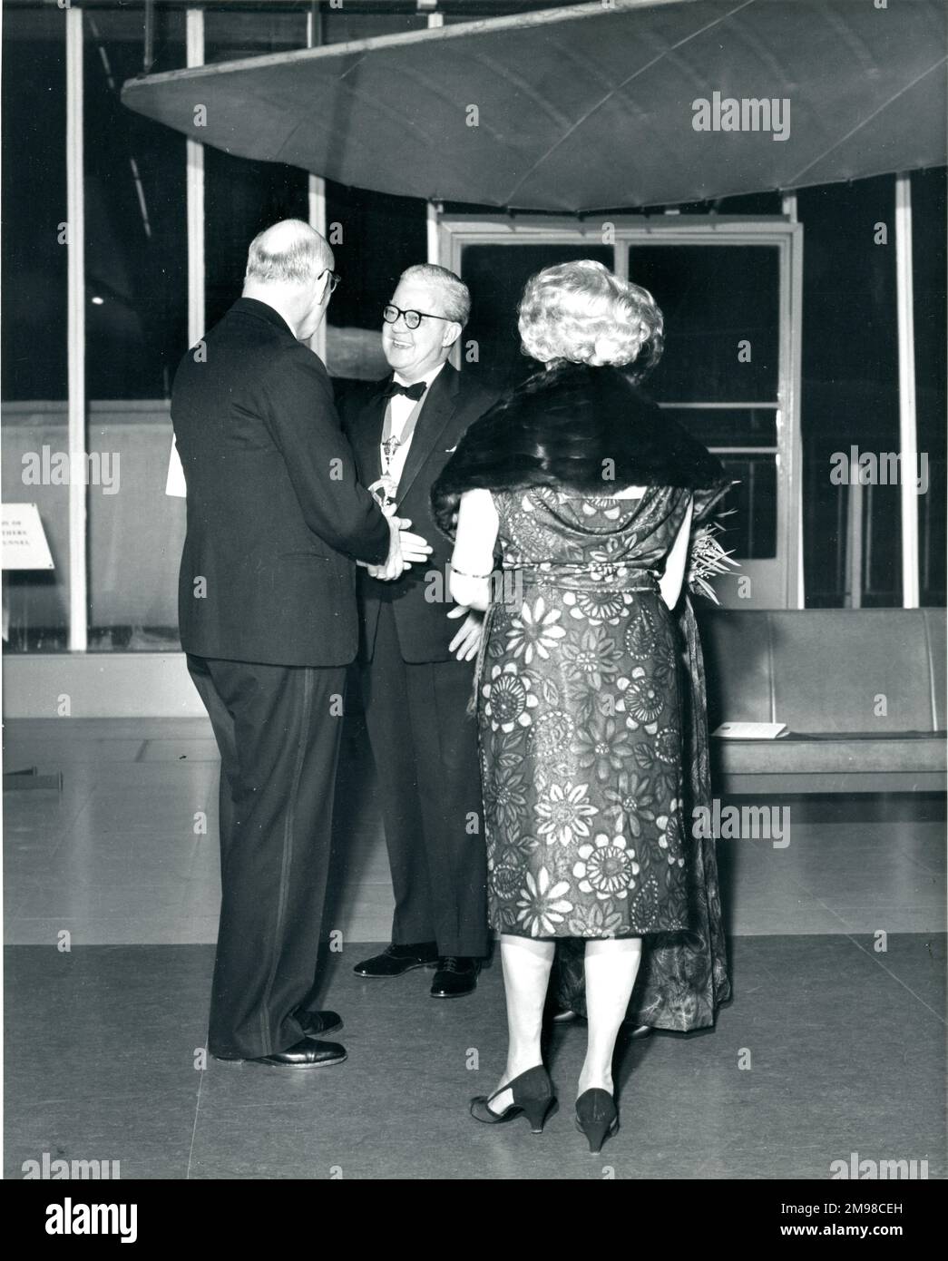 Sir George Gardner, RAeS President 1965-1966, and Lady Gardner ...