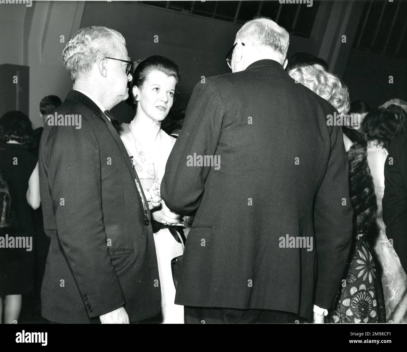 Sir George Gardner, RAeS President 1965-1966, and Lady Gardner with ...