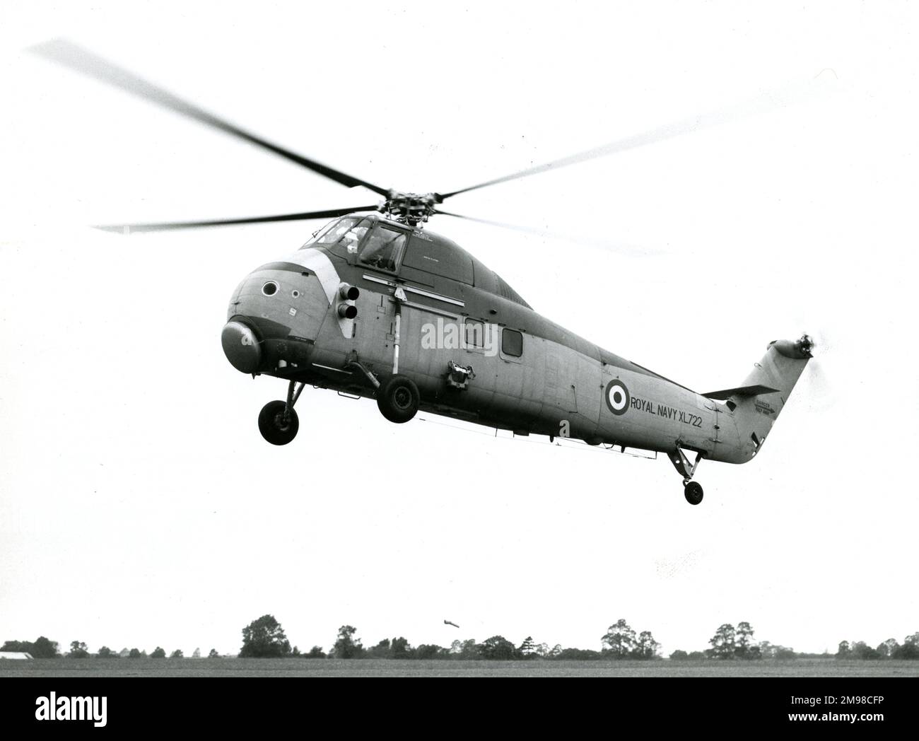 Sikorsky-built S-58, XL722, re-engined by Westland with a Napier ...