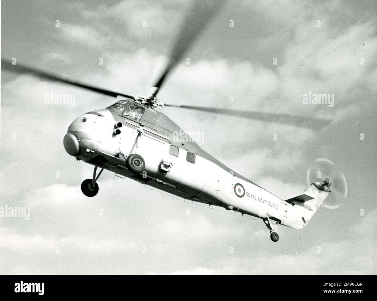 Sikorsky-built S-58, XL722, re-engined by Westland with a Napier ...